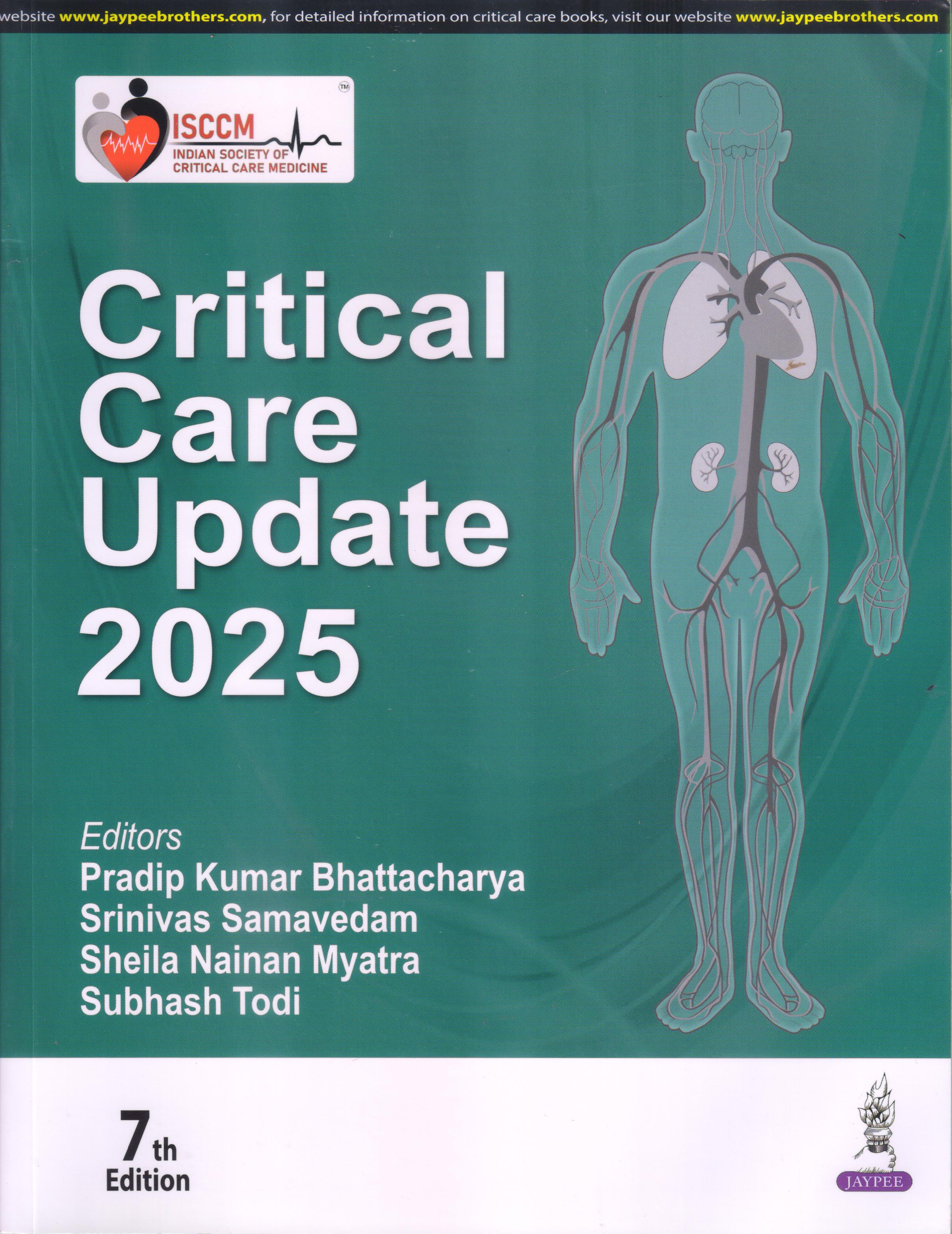 ISCCM Critical Care Update 2025 7th/2025 - Best Online Medical Book Store