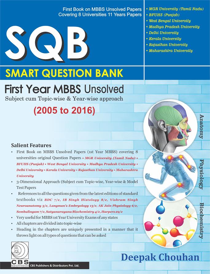 SQB – Smart Question Bank: First Year MBBS Unsolved 1st/2017 - Best ...