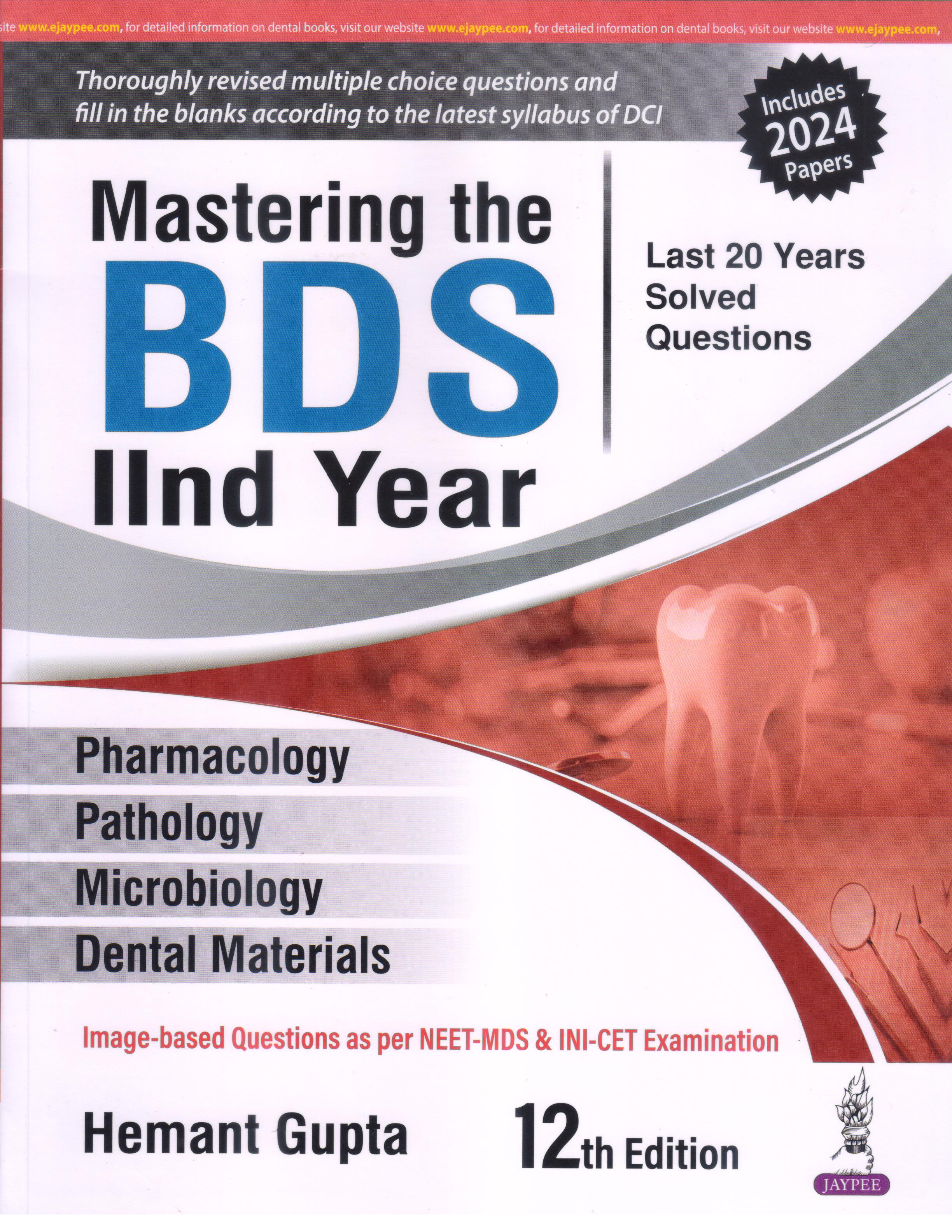Mastering the BDS IInd Year 12th/2026 - Best Online Medical Book Store