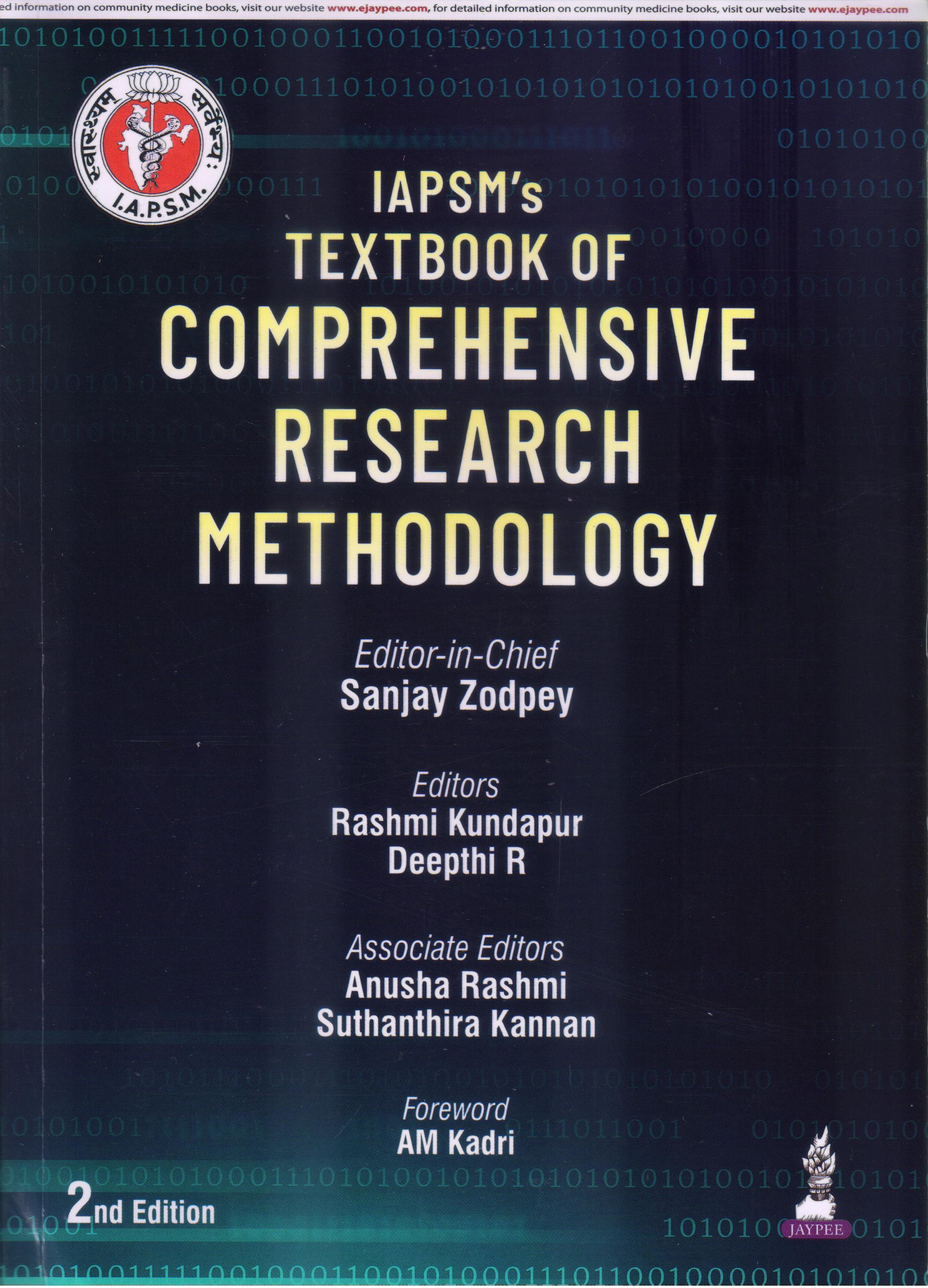 IAPSM’s Textbook of Comprehensive Research Methodology 2nd/2026 - Best ...